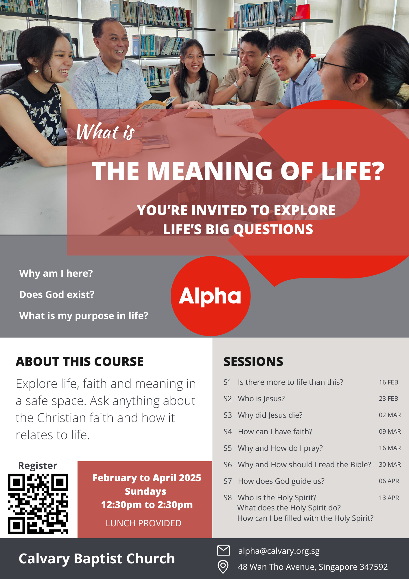 Alpha @ Calvary (English) — Calvary Baptist Church