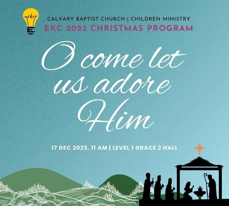 Christmas Services 2023 — Calvary Baptist Church
