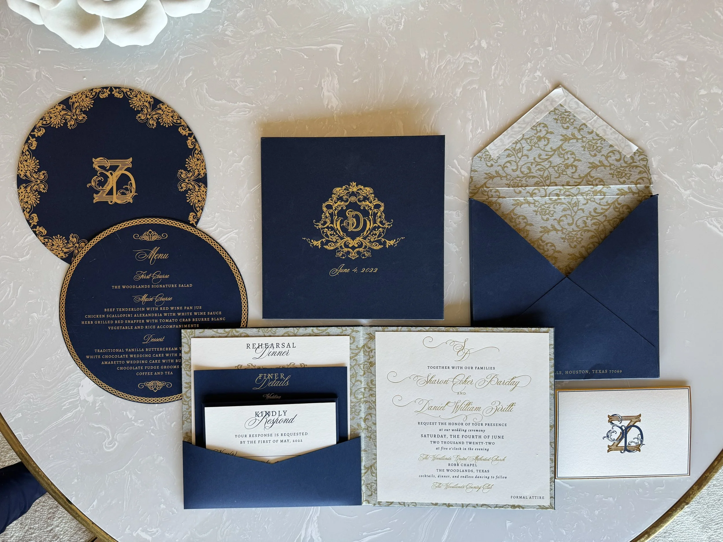 Houston Wedding Invitations – DGZ Wedding Invitations Houston