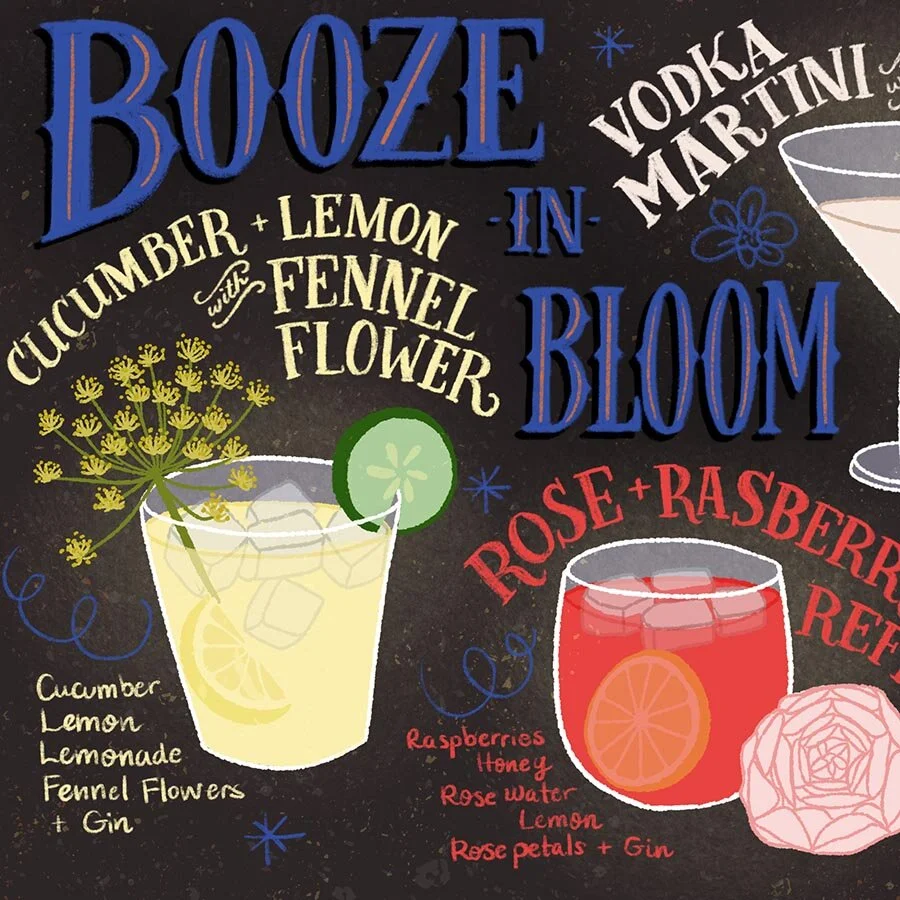 Food Illustration - Lettering Illustration / Illustrator - Lettering ...