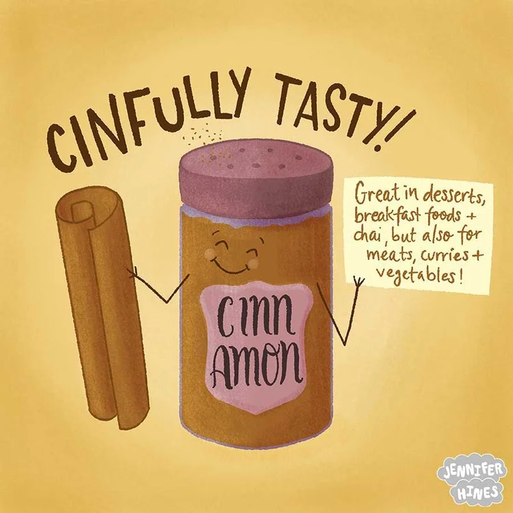 Spice Pun Illustration - Food Pun Illustration | Jennifer Hines ...