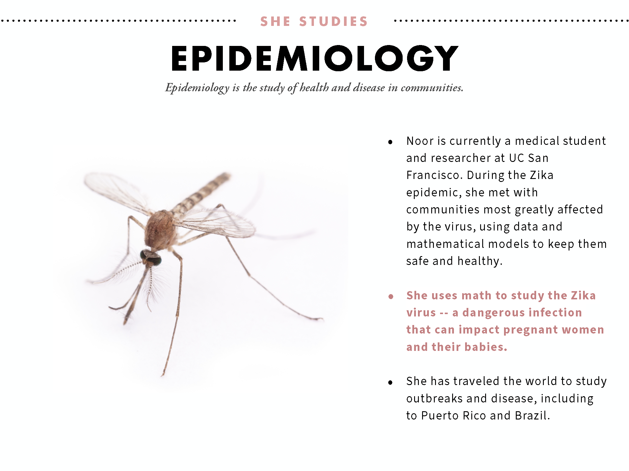Noor Al-Alusi | Epidemiologist | I Am A Scientist