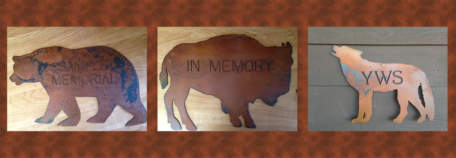 Memorial Plaques — Yellowstone Wildlife Sanctuary