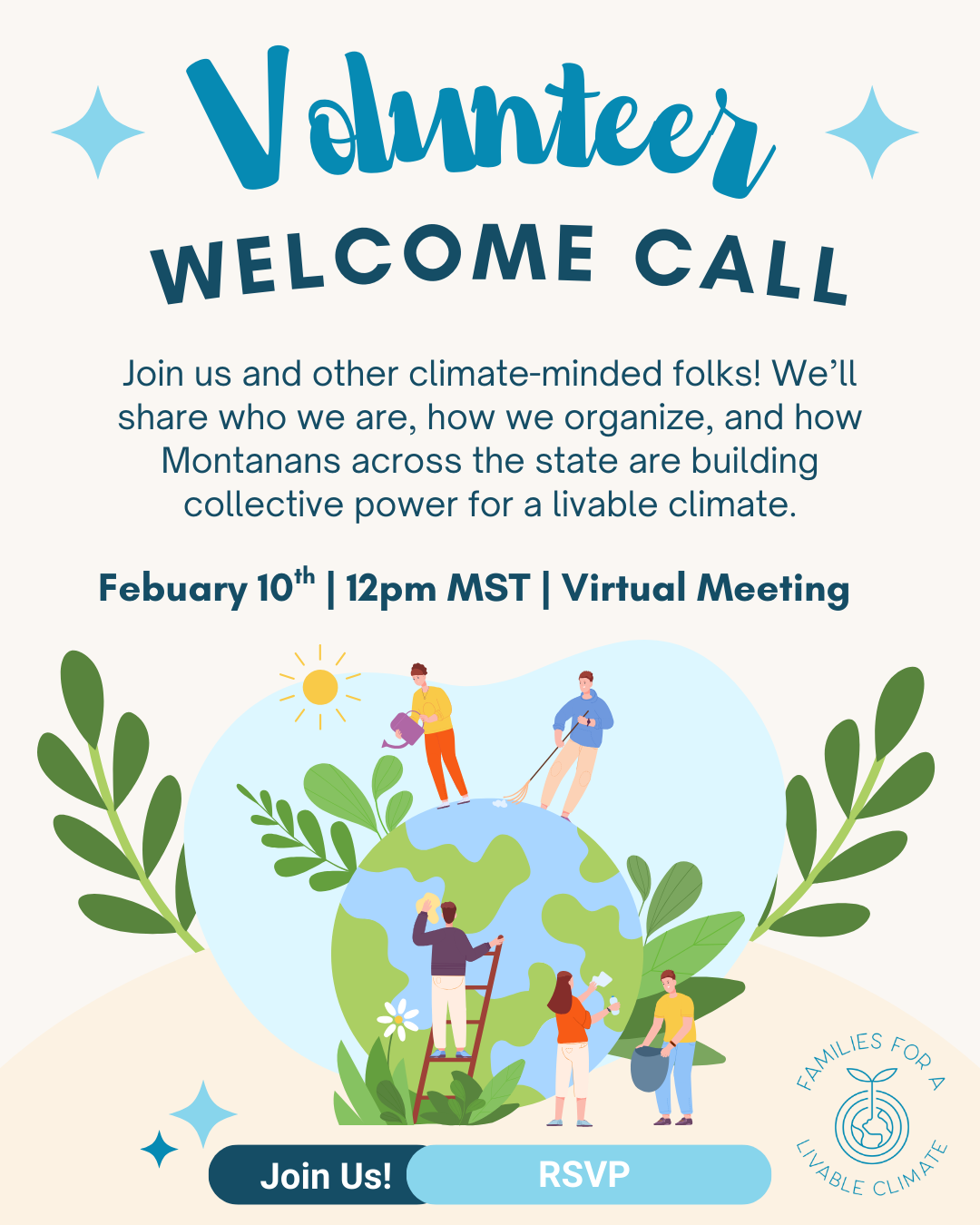 Volunteer Welcome Call — Families for a Livable Climate