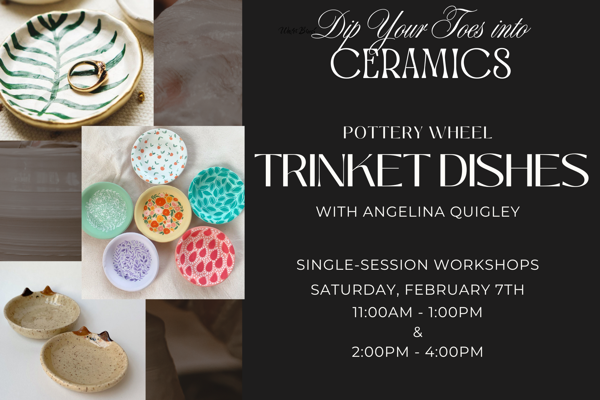 Pottery Wheel Trinket Dishes — STAA