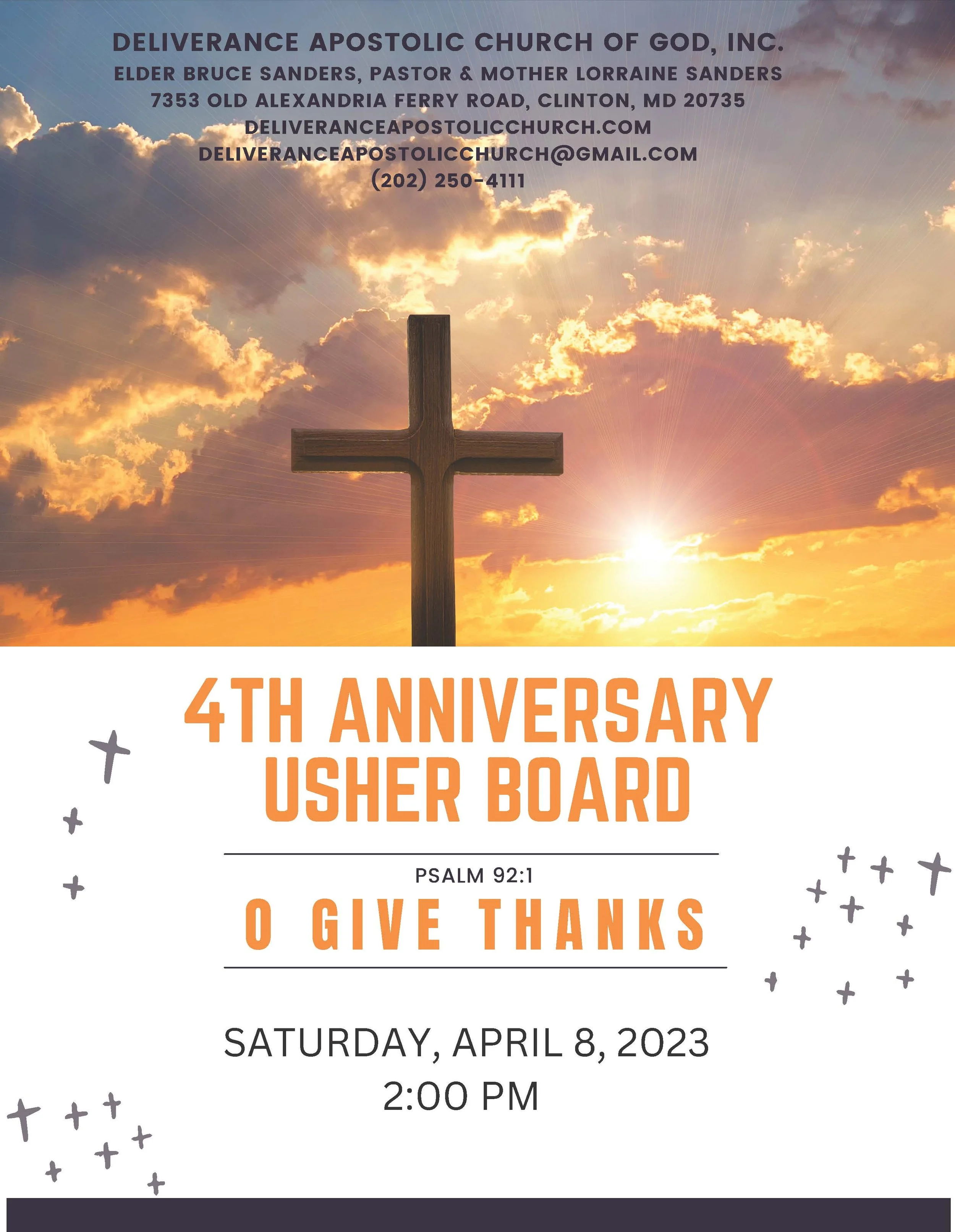 Church Usher Board Anniversary