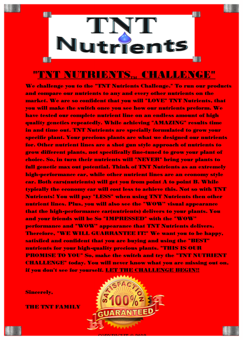HYDROPONIC NUTRIENTS AND THE LOWEST PRICES ON THE INTERNET!