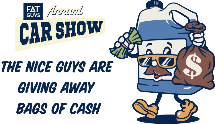 PRIZES — FAT GUYS CAR SHOW