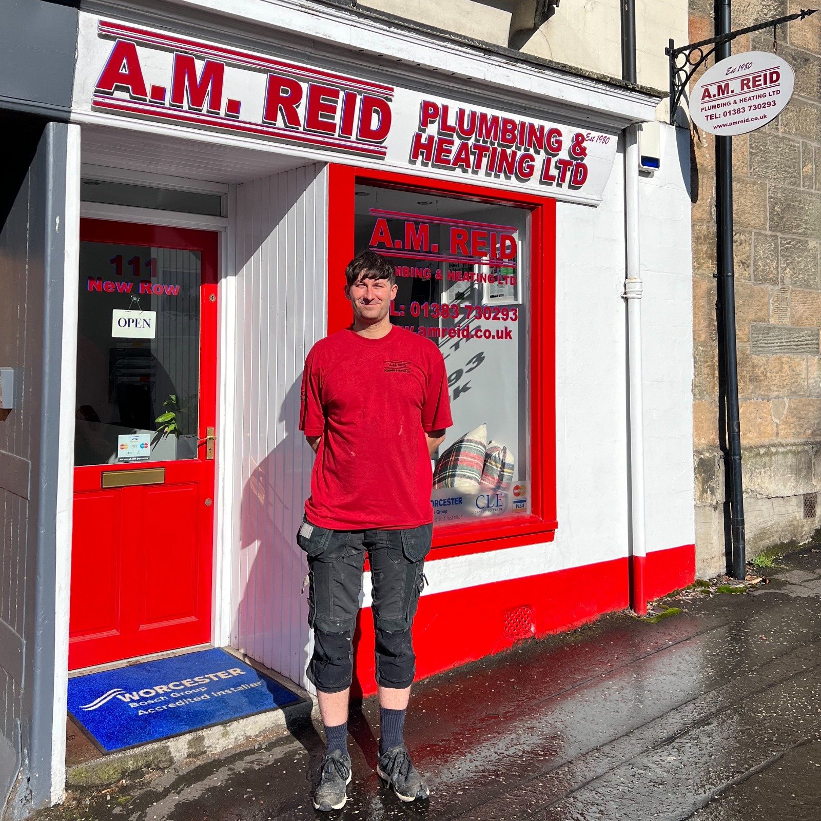 The team — A.M. Reid Plumbing & Heating LTD - Based in Dunfermline