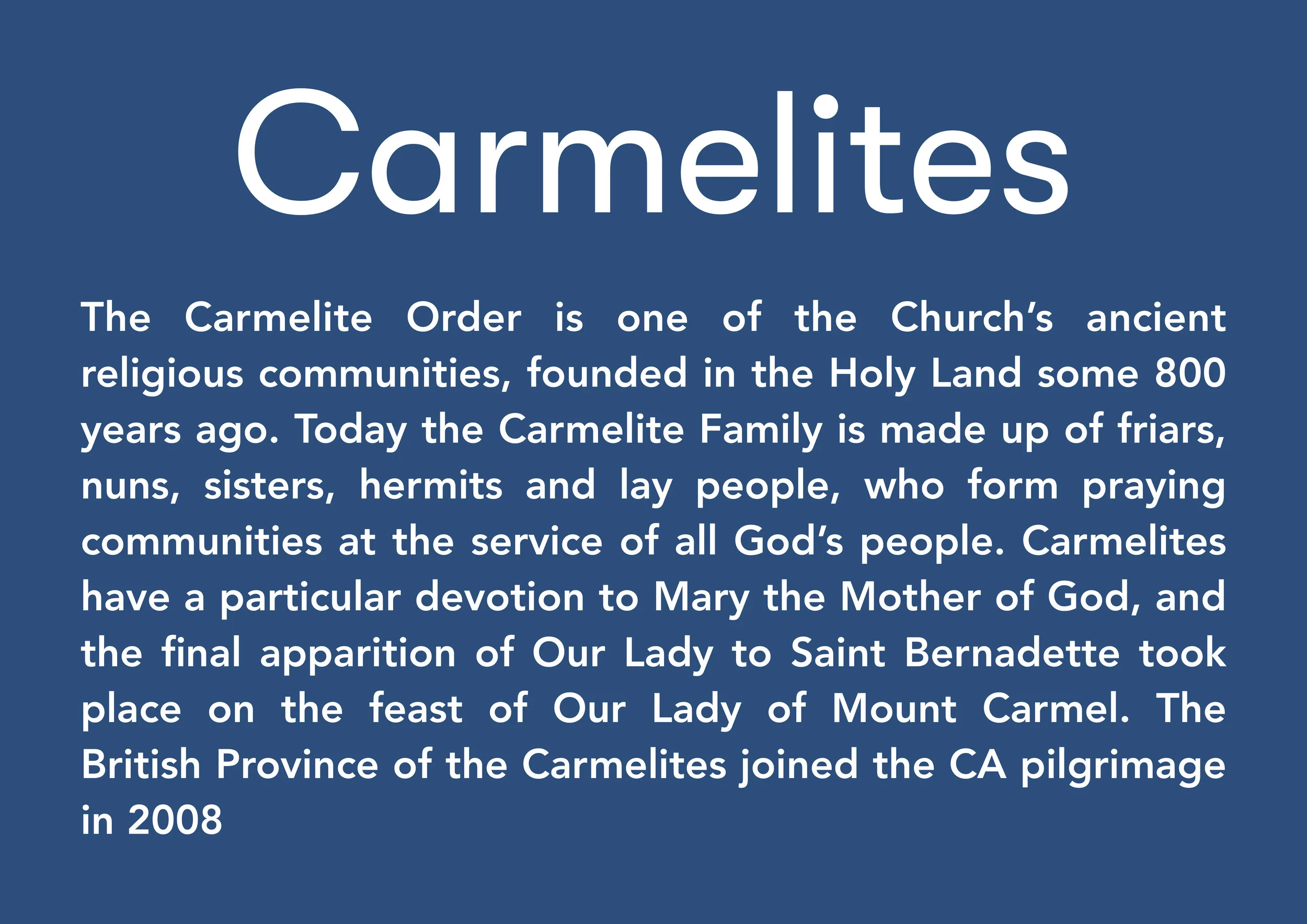 Catholic Association — Jargon Buster