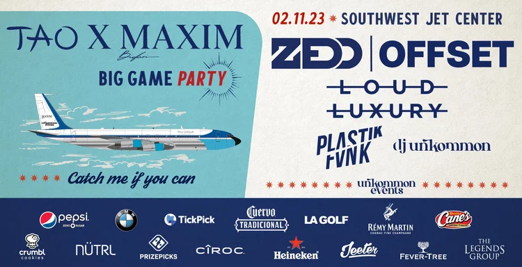 2023 Maxim Big Game Experience - TAO X Maxim - Catch Me If You Can ...