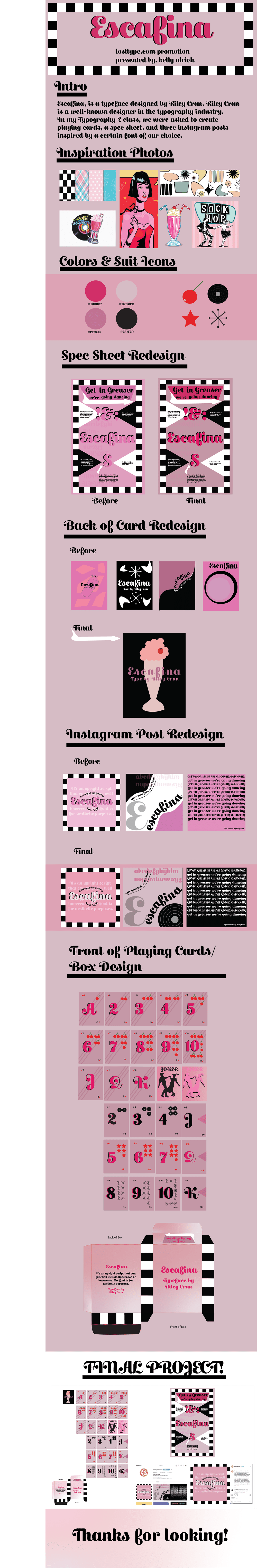 Escafina Typography — Kelly Marie Ulrich