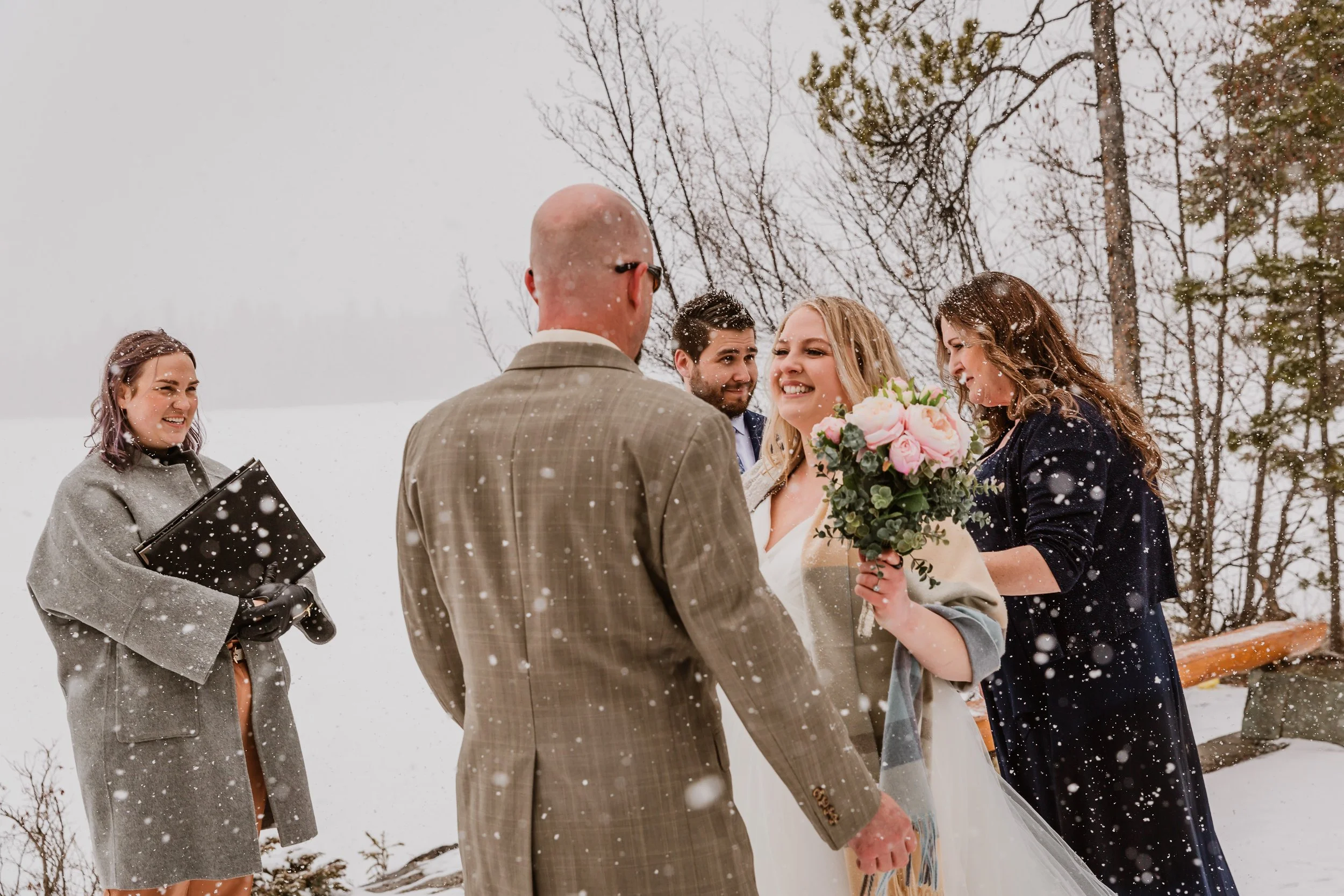 Derek & Cassidy | Pyramid Island Wedding | Jasper National Park — Jamie ...