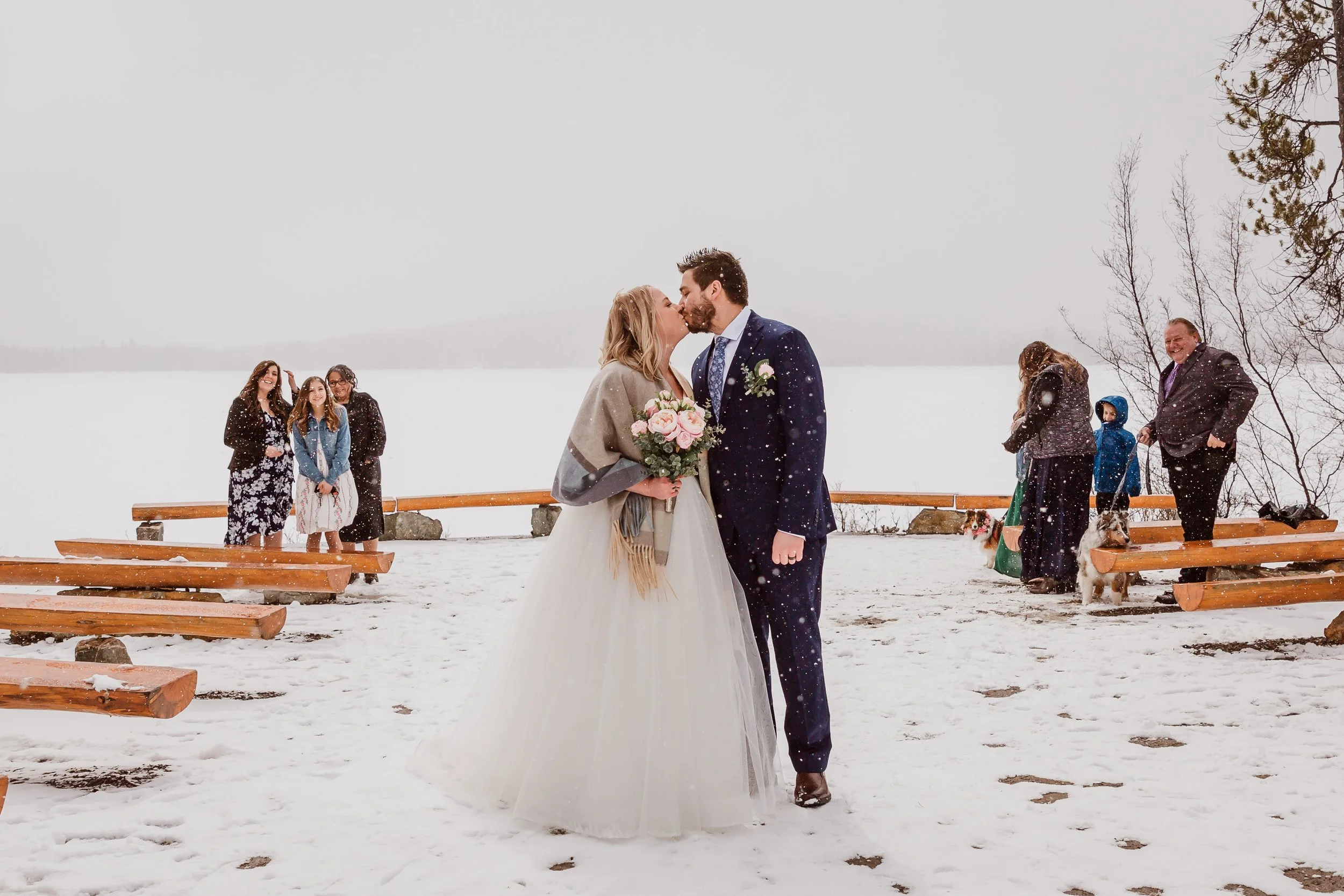 Derek & Cassidy | Pyramid Island Wedding | Jasper National Park — Jamie ...