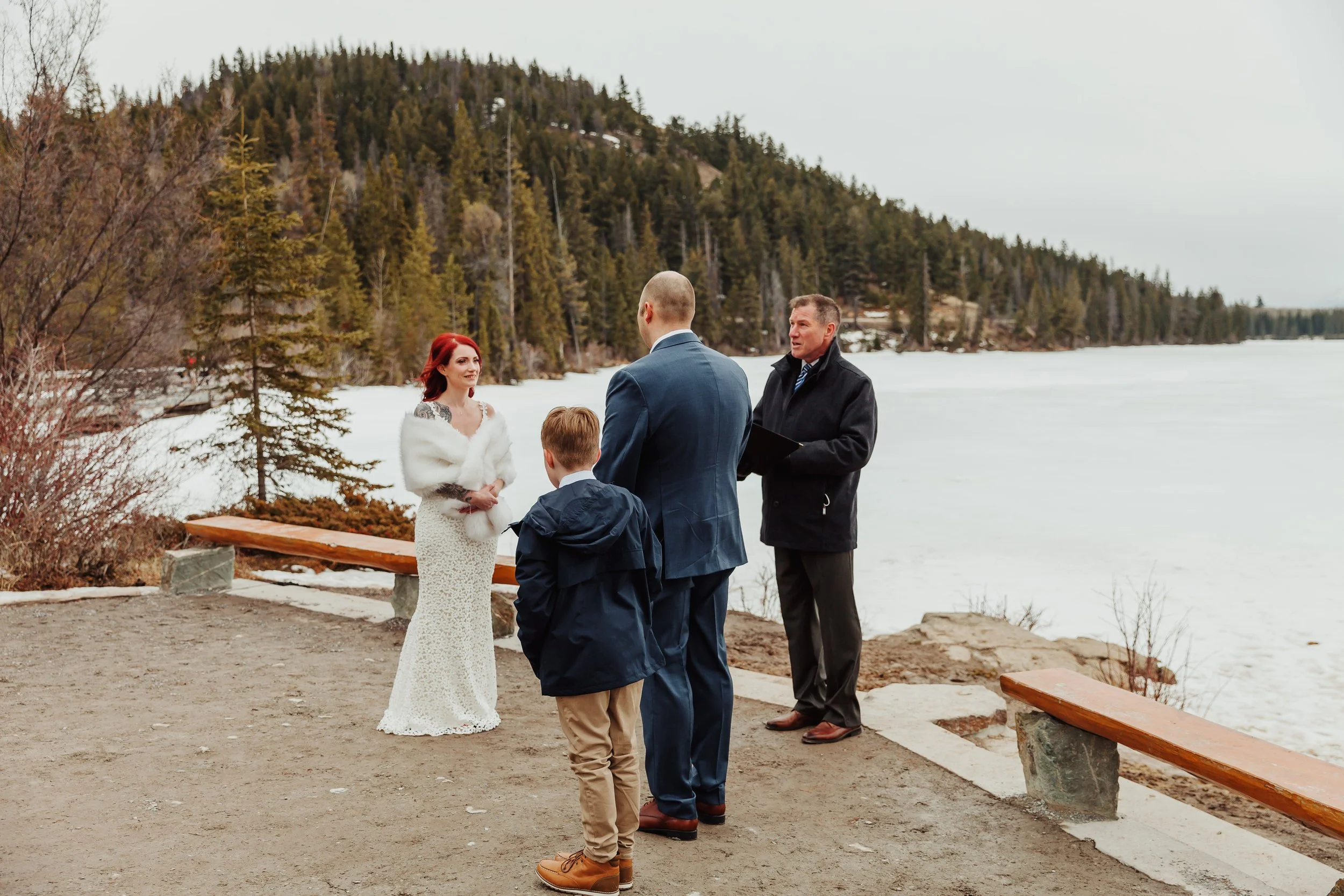 David & Ali | Pyramid Island Wedding | Jasper National Park — Jamie ...