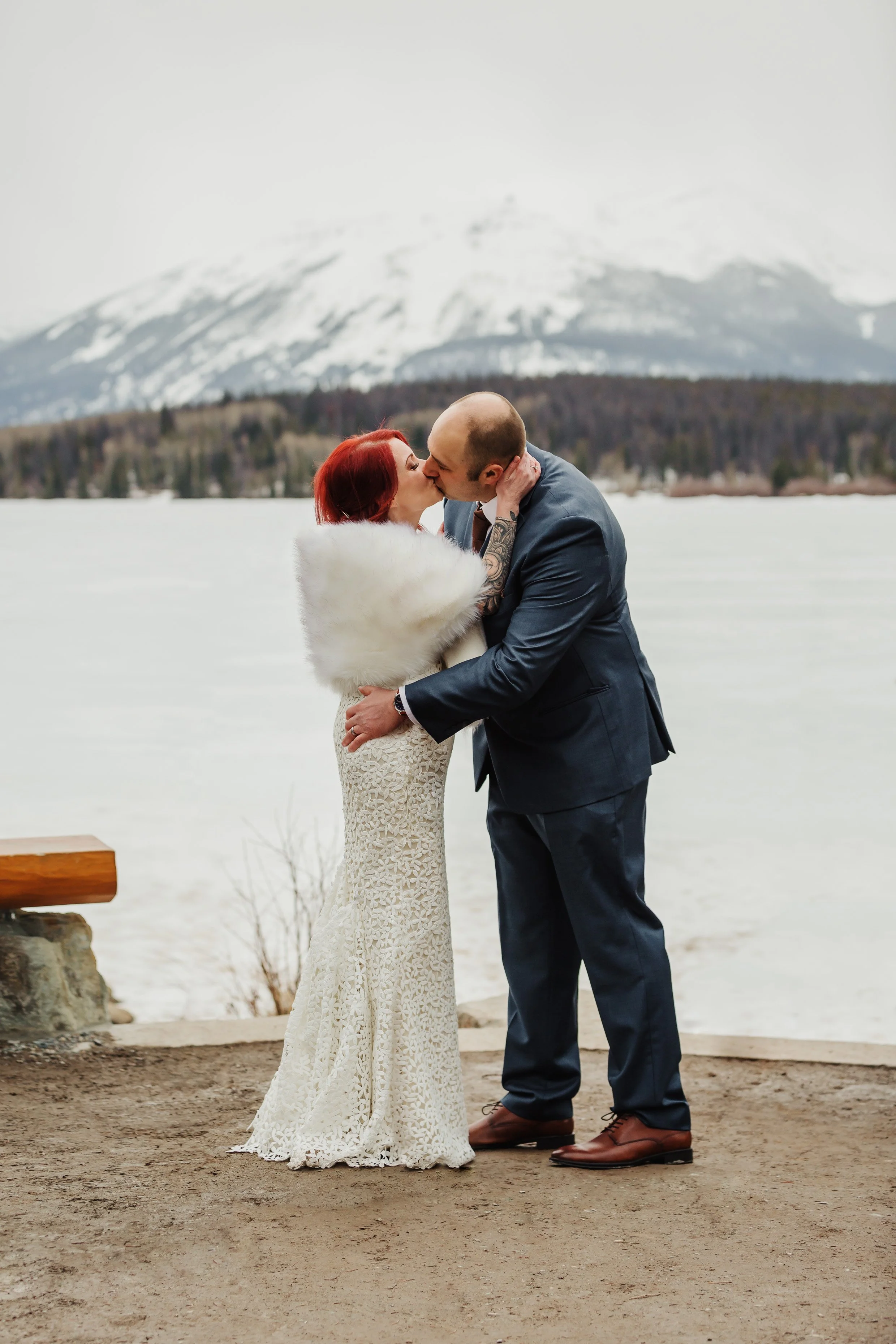 David & Ali | Pyramid Island Wedding | Jasper National Park — Jamie ...