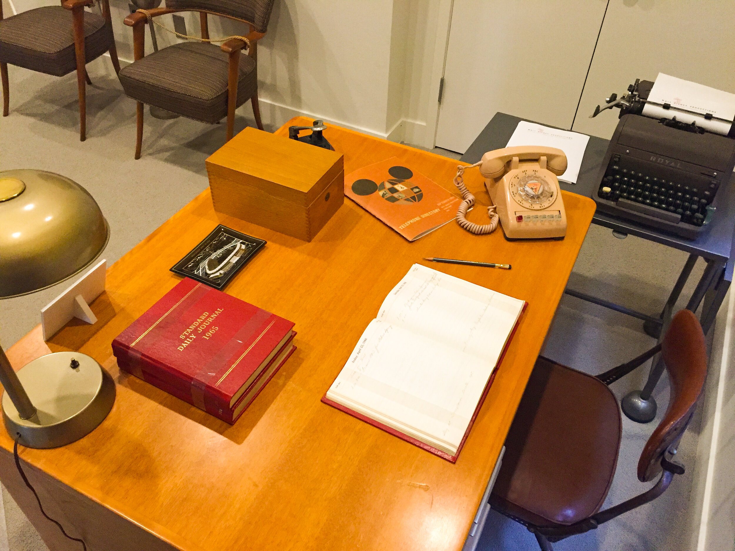 Tour of Walt Disney's Office Suite at Walt Disney Studios - Burbank, CA ...