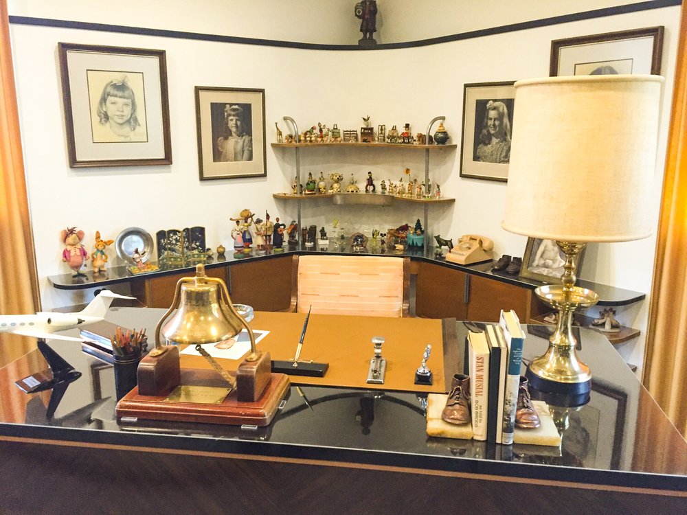 Tour of Walt Disney's Office Suite at Walt Disney Studios - Burbank, CA ...