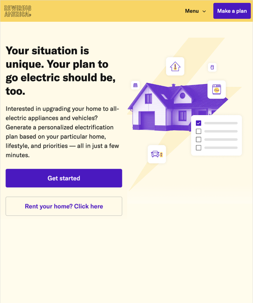 Make a Home Electrification Plan — Electrify Now