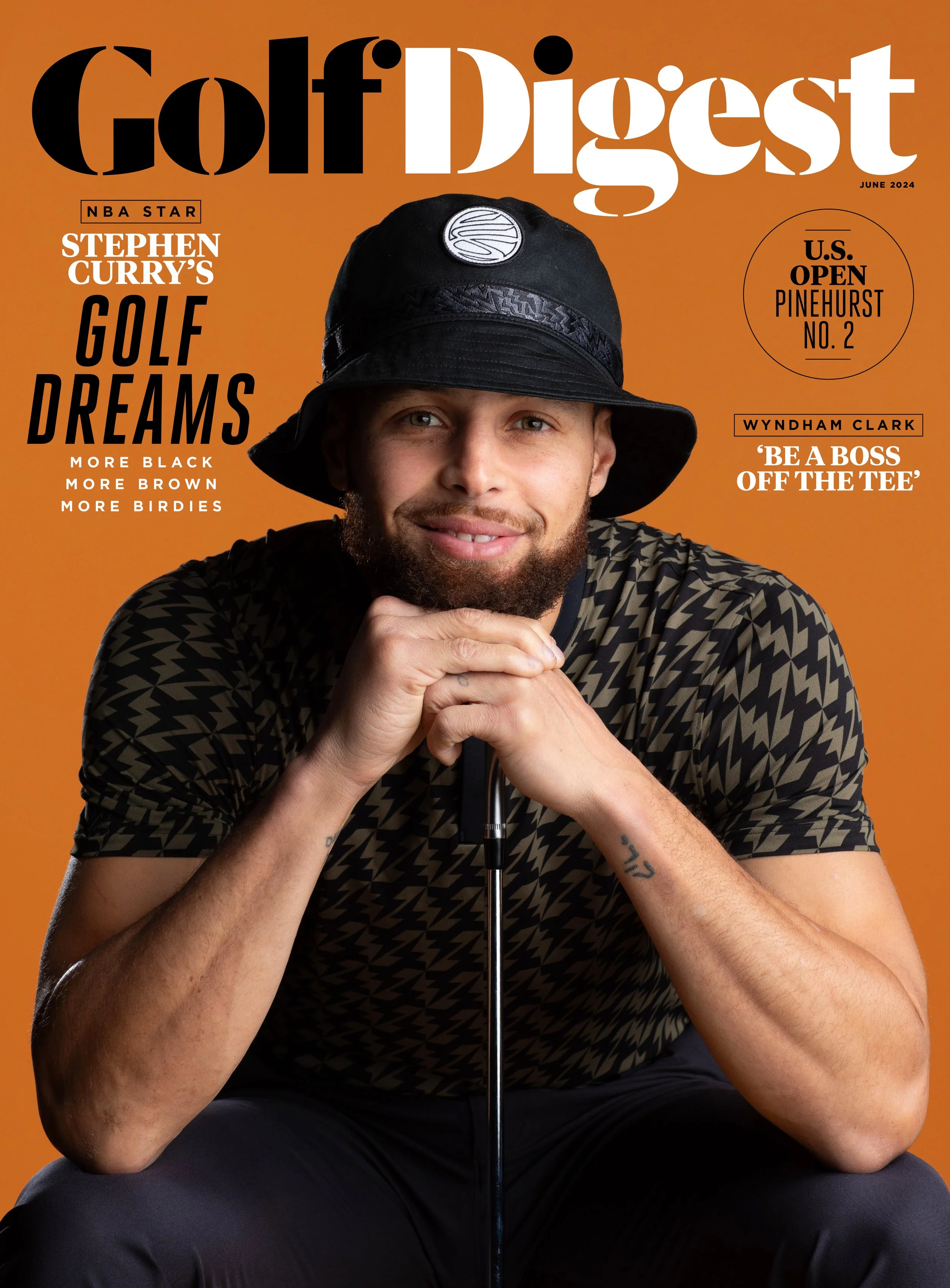 Stephen Curry Golf Digest June 2024 Cover — Rob Liggins