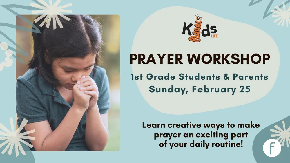 Kids Life Prayer Workshop — Fellowship Community Church