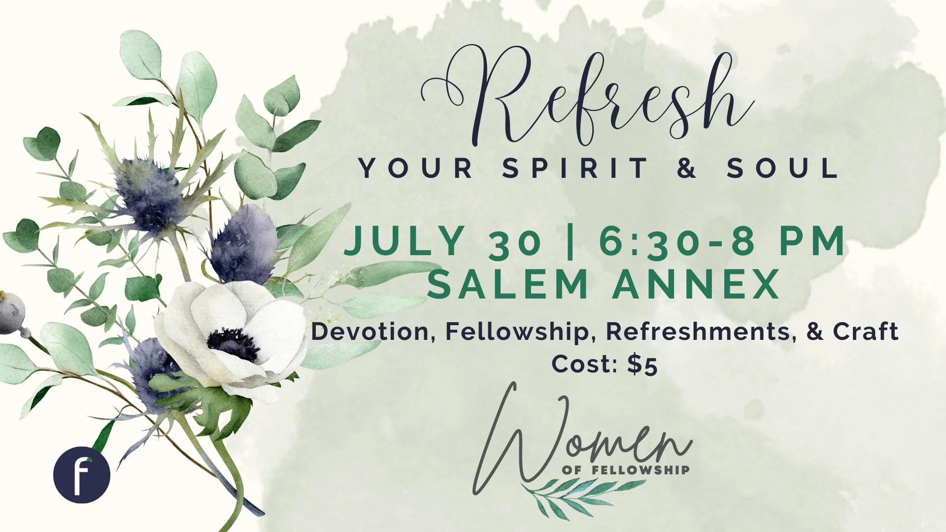 Women's Ministry, Refresh — Fellowship Community Church