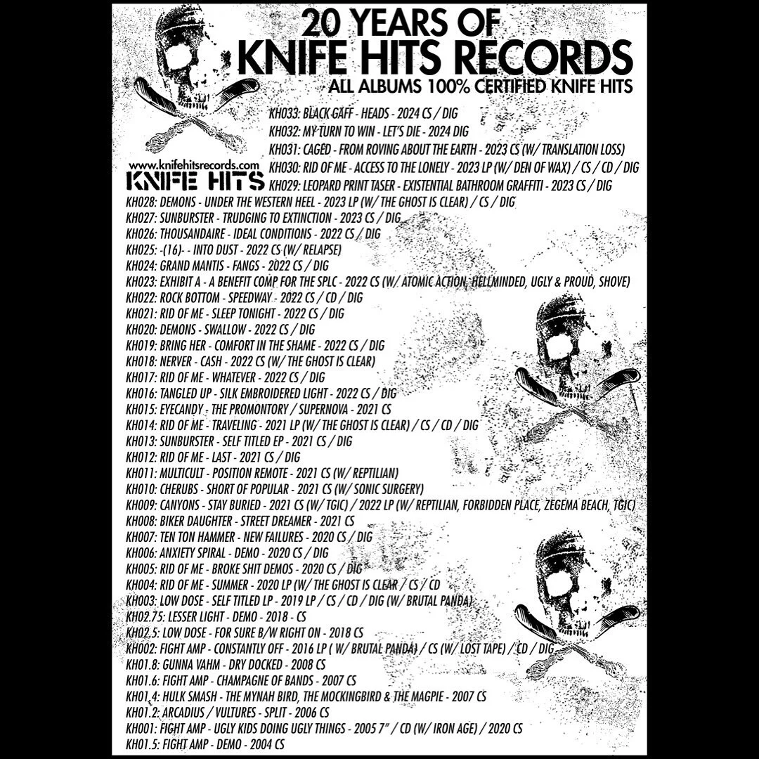 KNIFE HITS RECORDS