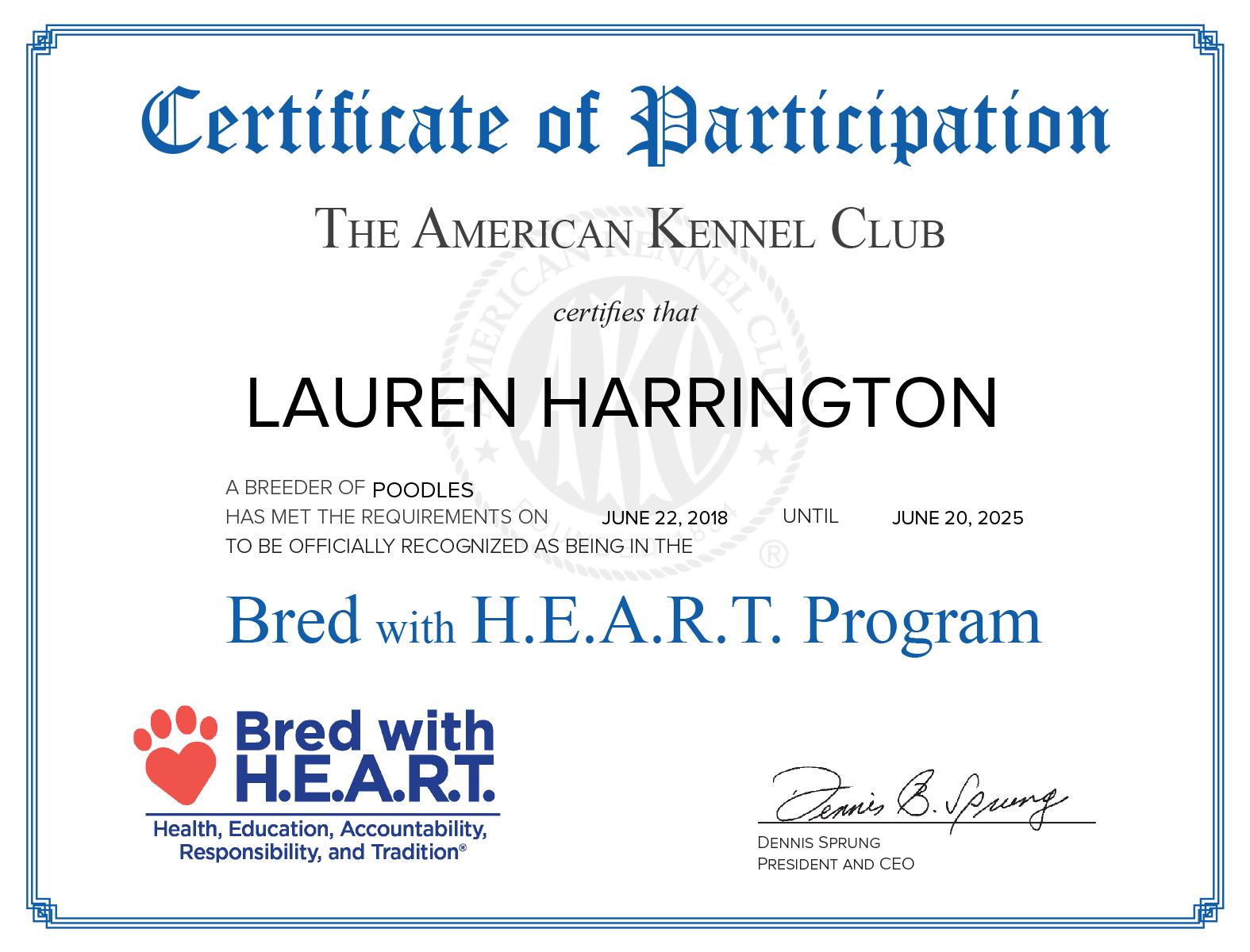 Contact Above and Beyond Standards Premier Breeder in North Carolina ...