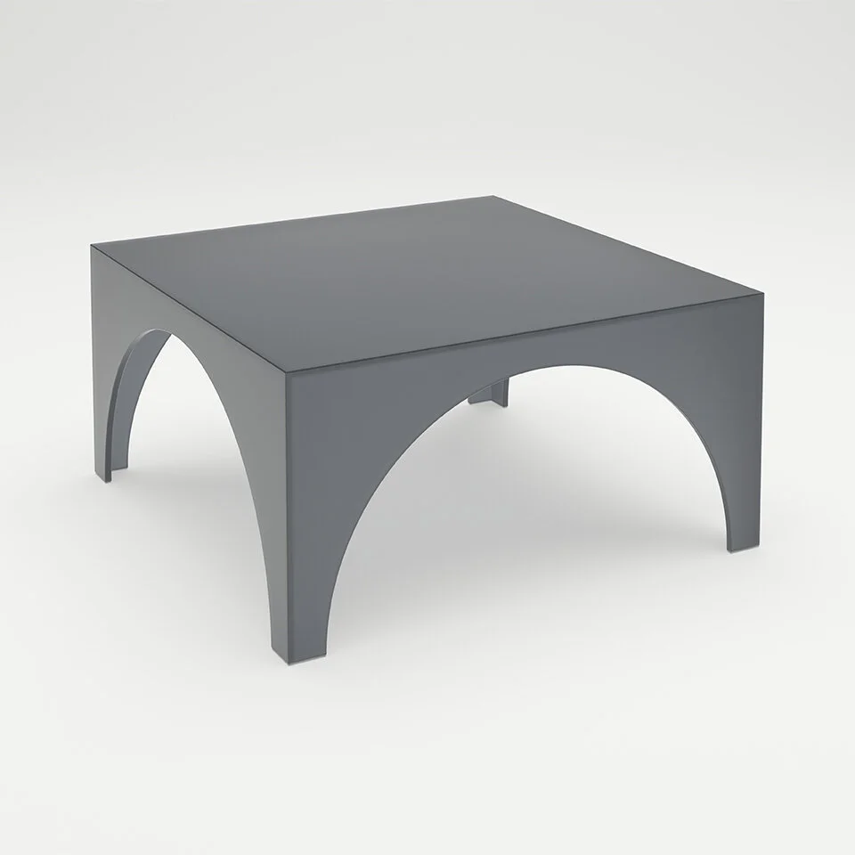 ARC GLASS SATIN BRONZE OBLONG — SIGLO MODERNO