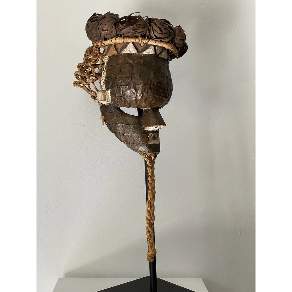 Xhosa Tribe Mask Sold At Auction: South African Tribal Mask Dance Mask