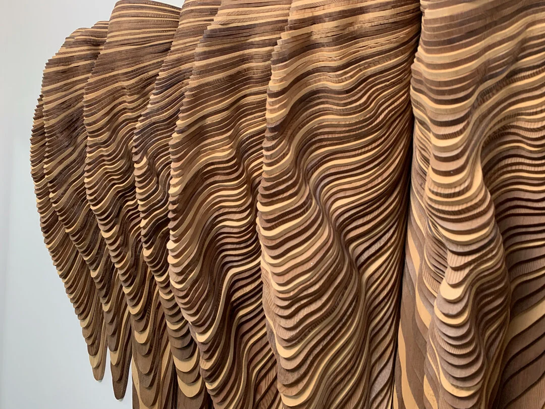 Layered Wooden Sculpture