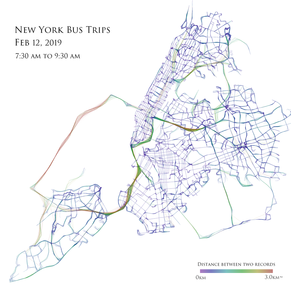 MTA Bus Visualization — Hiroyuki Kondo Design