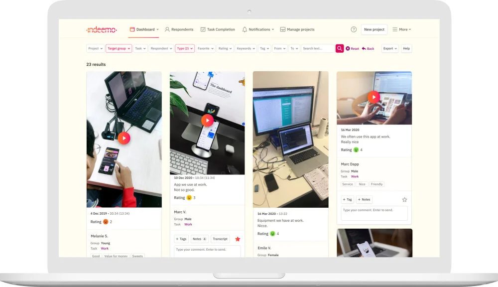 Using a Diary Study to Assess How Employees Use Apps — Indeemo