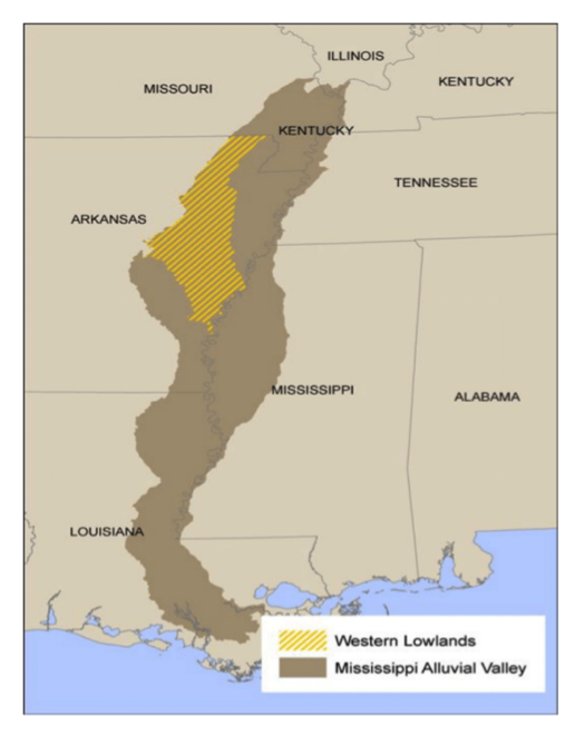 Alluvial Plain Map