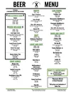 Drink Menu — Brewery X