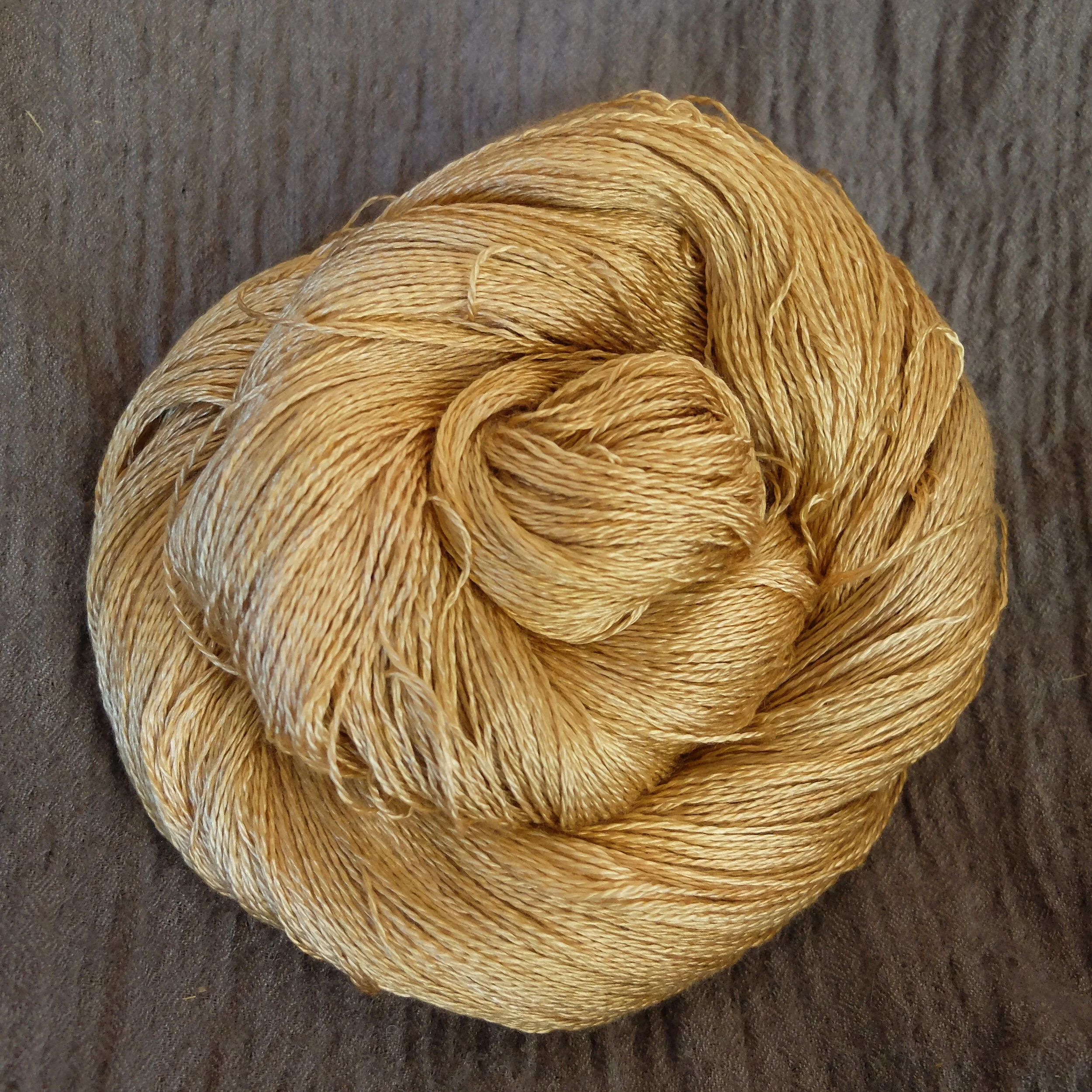Irish Gold on Lace - Mulberry Silk — NORNE YARN