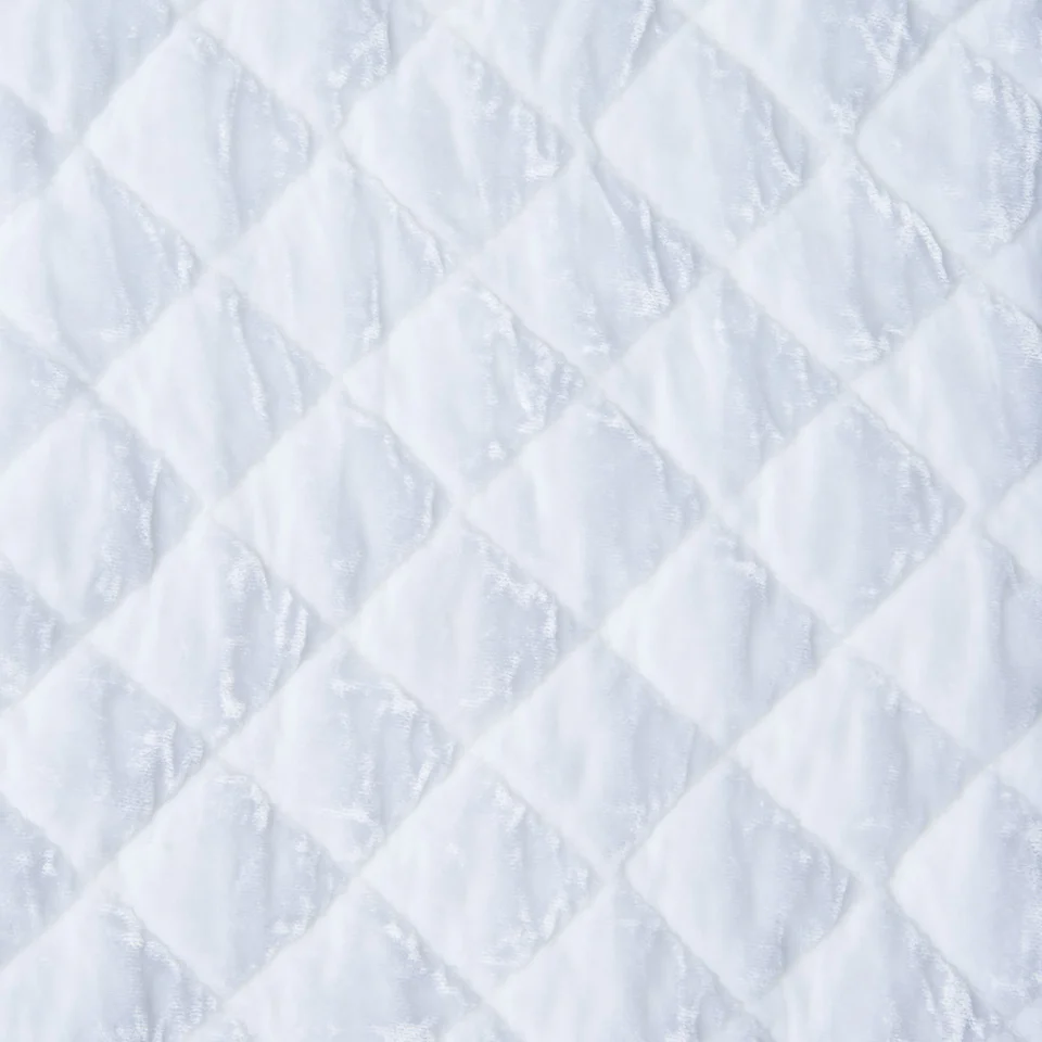 White Quilted Fabric