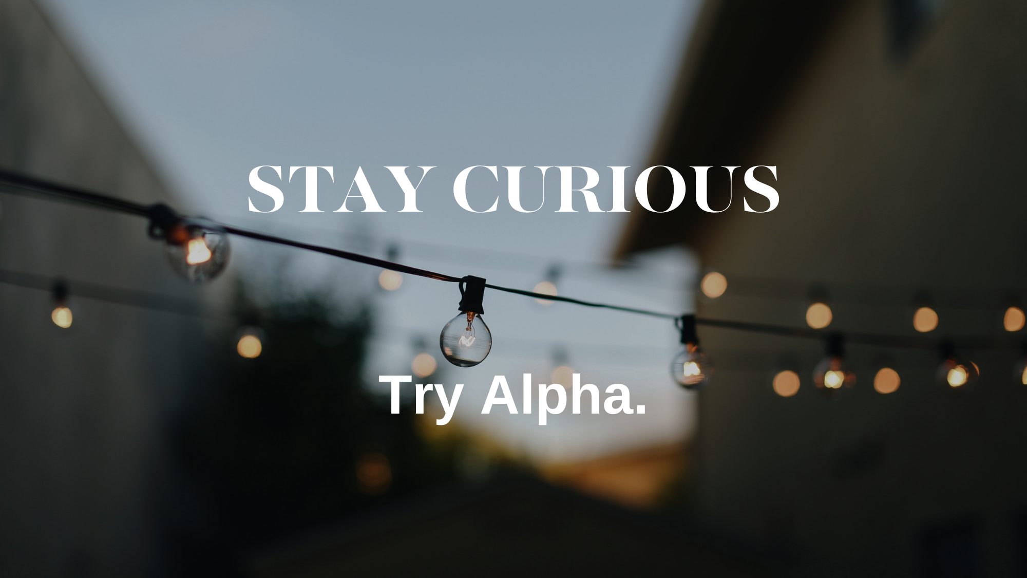 Alpha — Solano Catholic Church