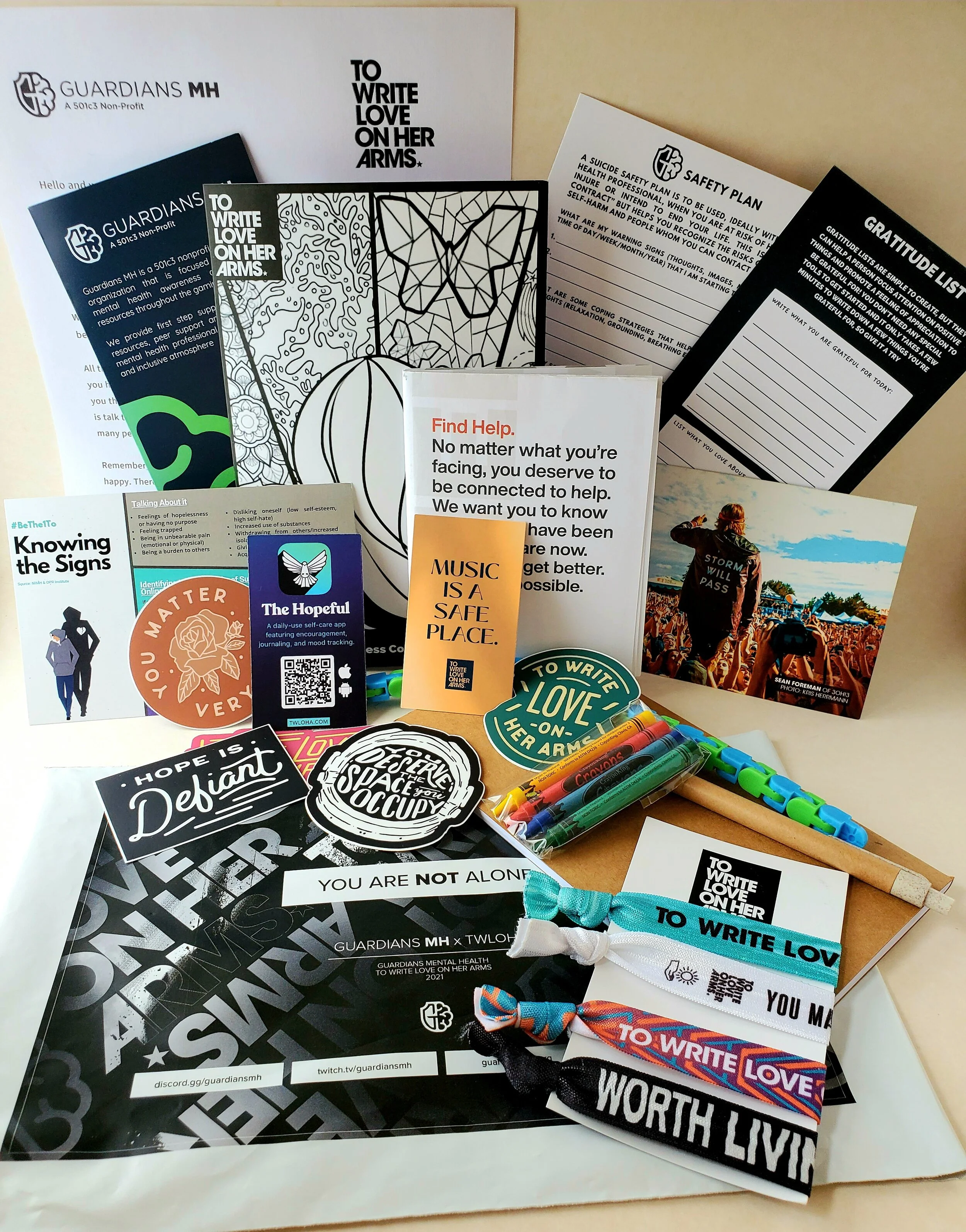 Suicide Prevention MH Kits — Guardians MH