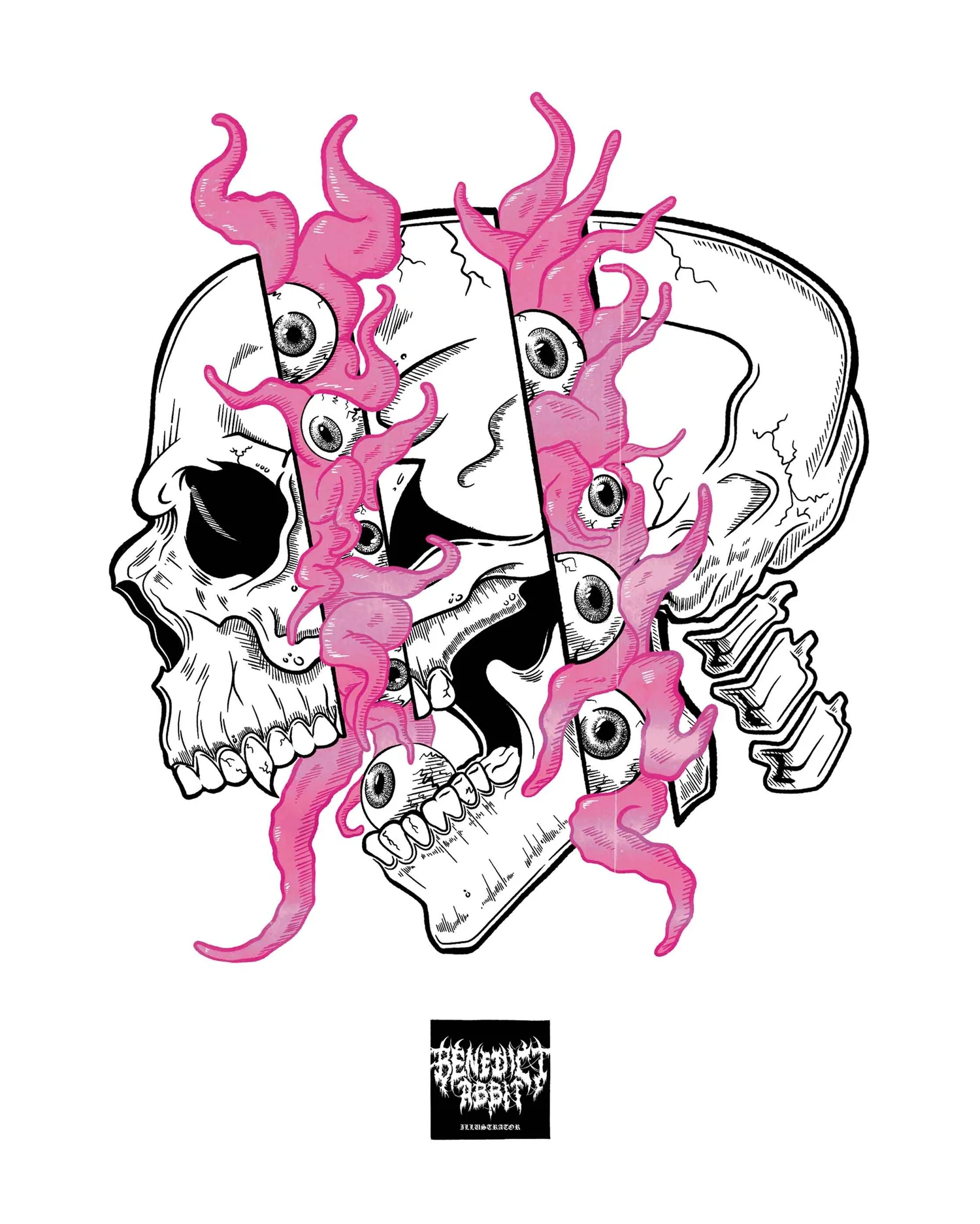 Dark Arts: Faversham Illustrator Benedict Abbit fuses manga and horror ...