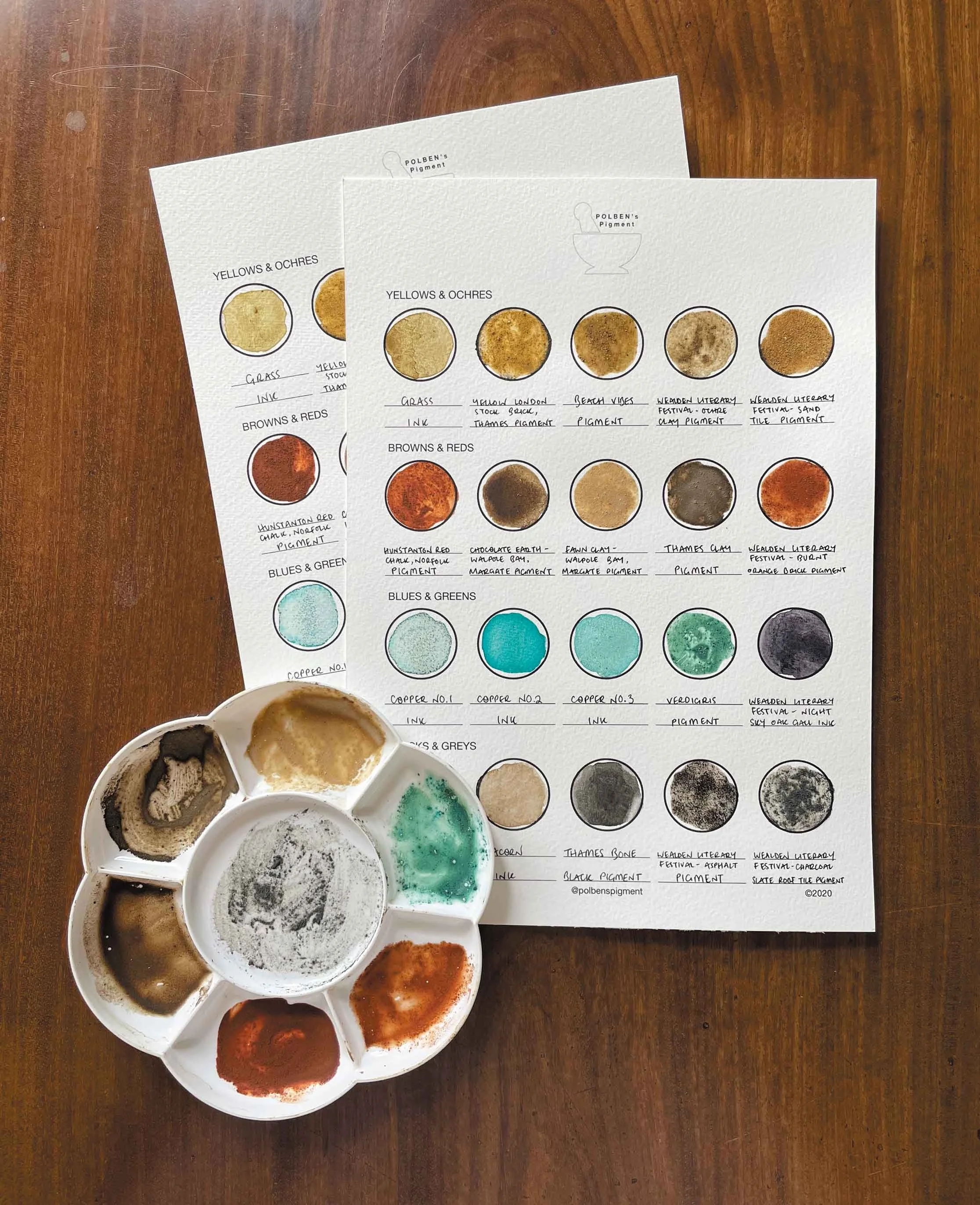 Nature’s Palette: Polben's Pigments extracts colour from the world ...