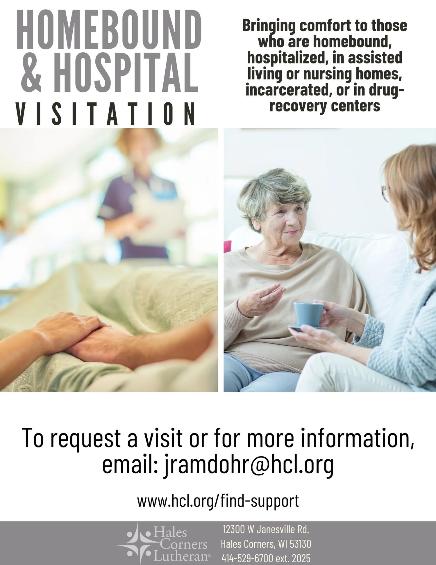 Homebound Visitation — Hales Corners Lutheran Church