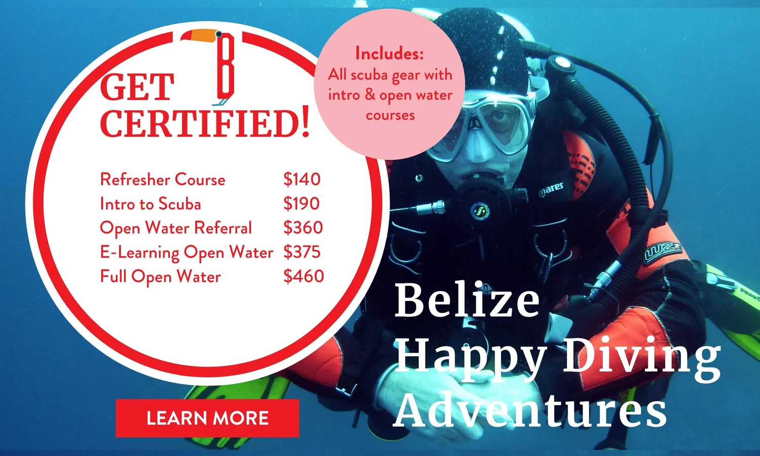 Diving and Snorkeling Adventures — Belize Happy Adventures | Expert ...