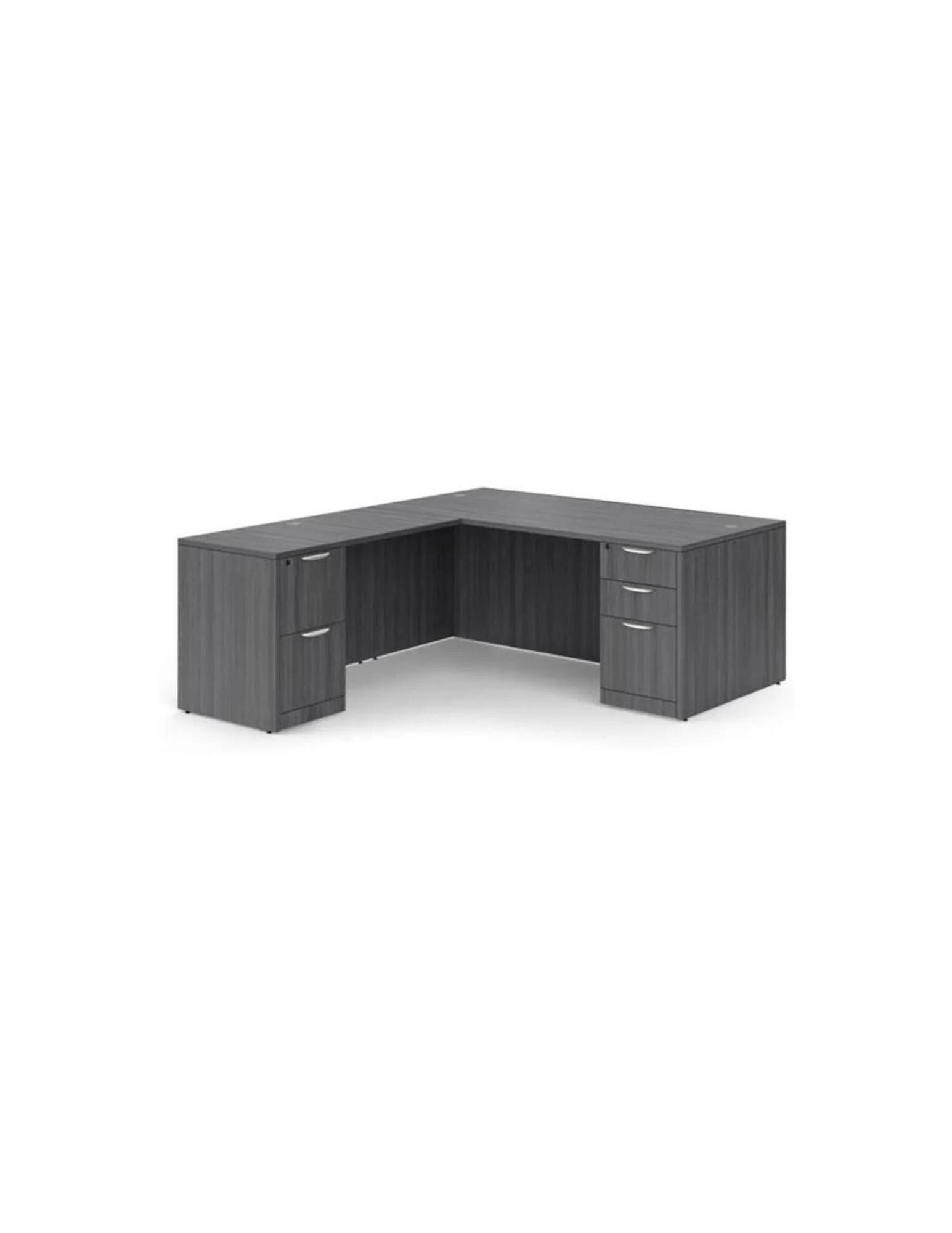 K Series Double Pedestal L-Desk — Dynamic Office Services