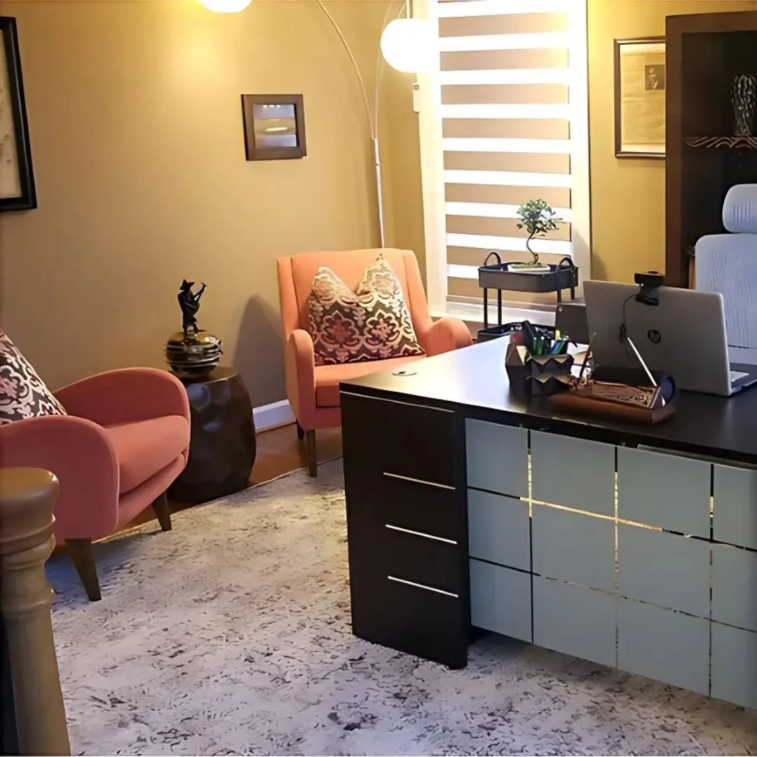 Square Stone Top End Table — Dynamic Office Services