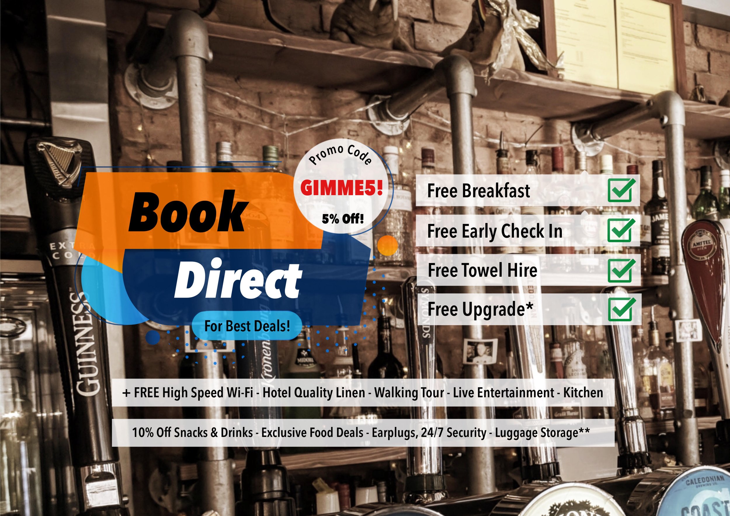 The Walrus Bar & Hostel | Buzzy Bar & Homely Hostel in London Waterloo