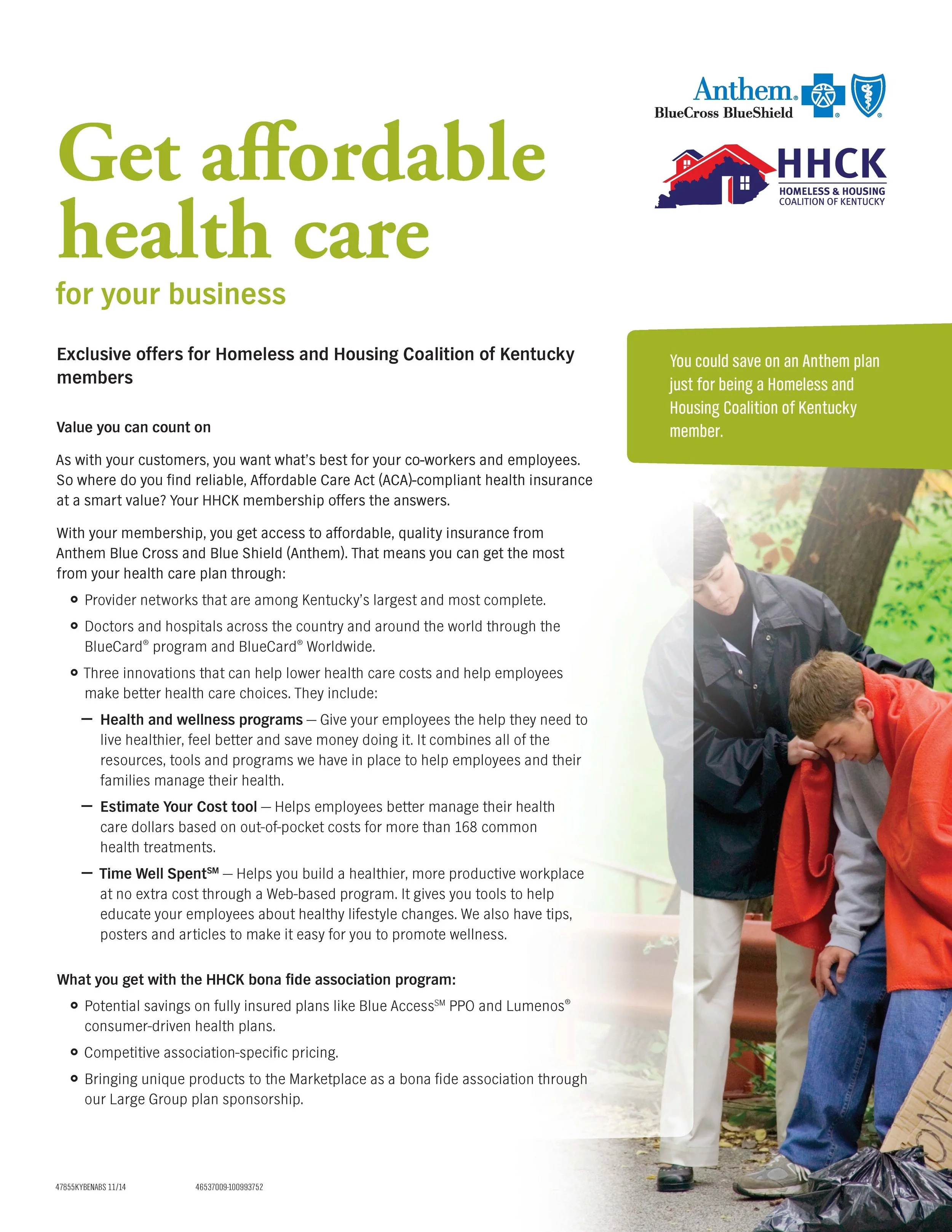 Health Insurance Association — Homeless and Housing Coalition of Kentucky