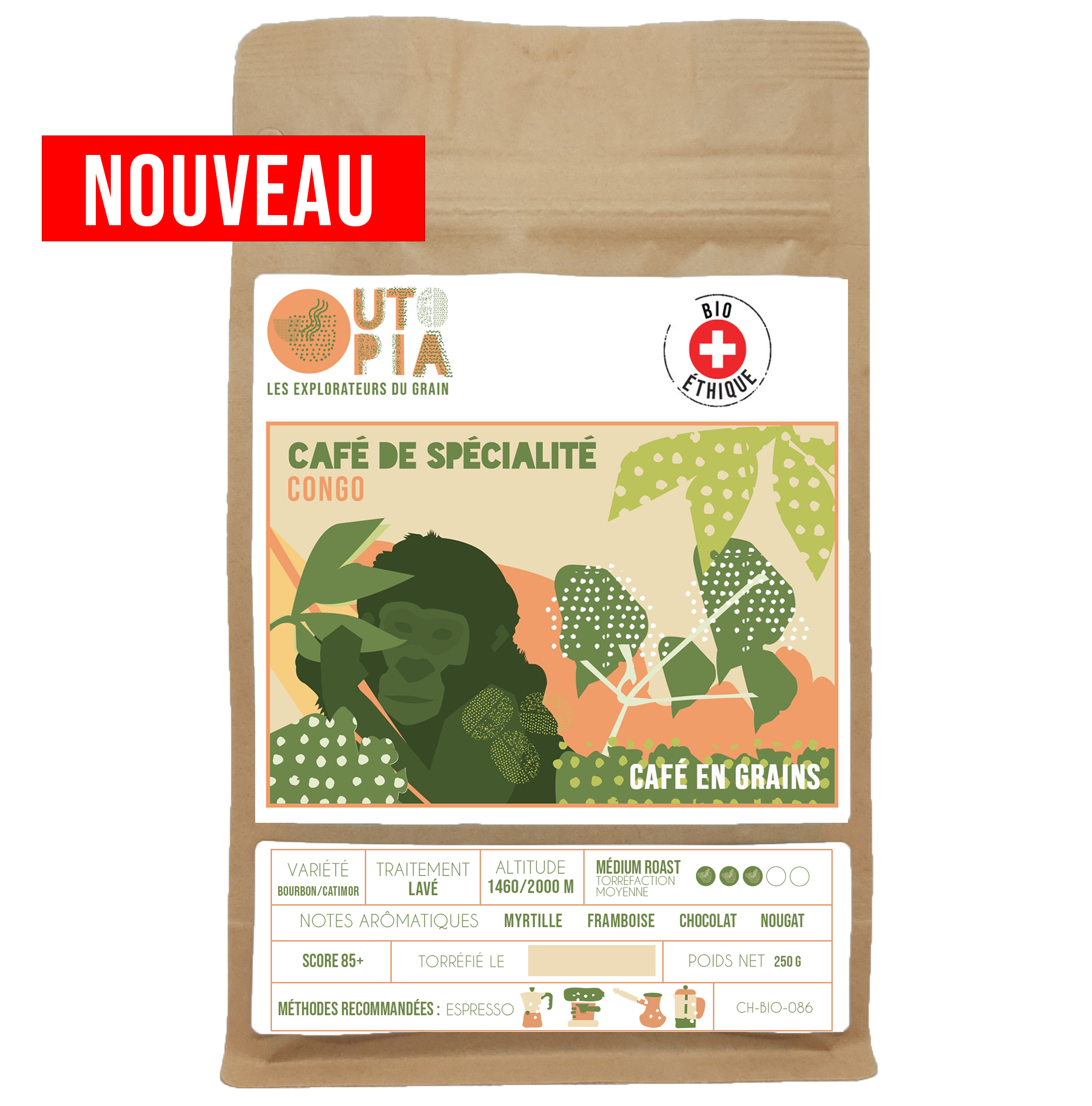 cafés bio de spécialité