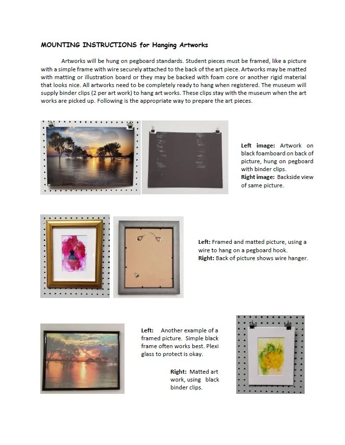 Mounting Instructions — Independence Historical Museum & Art Center