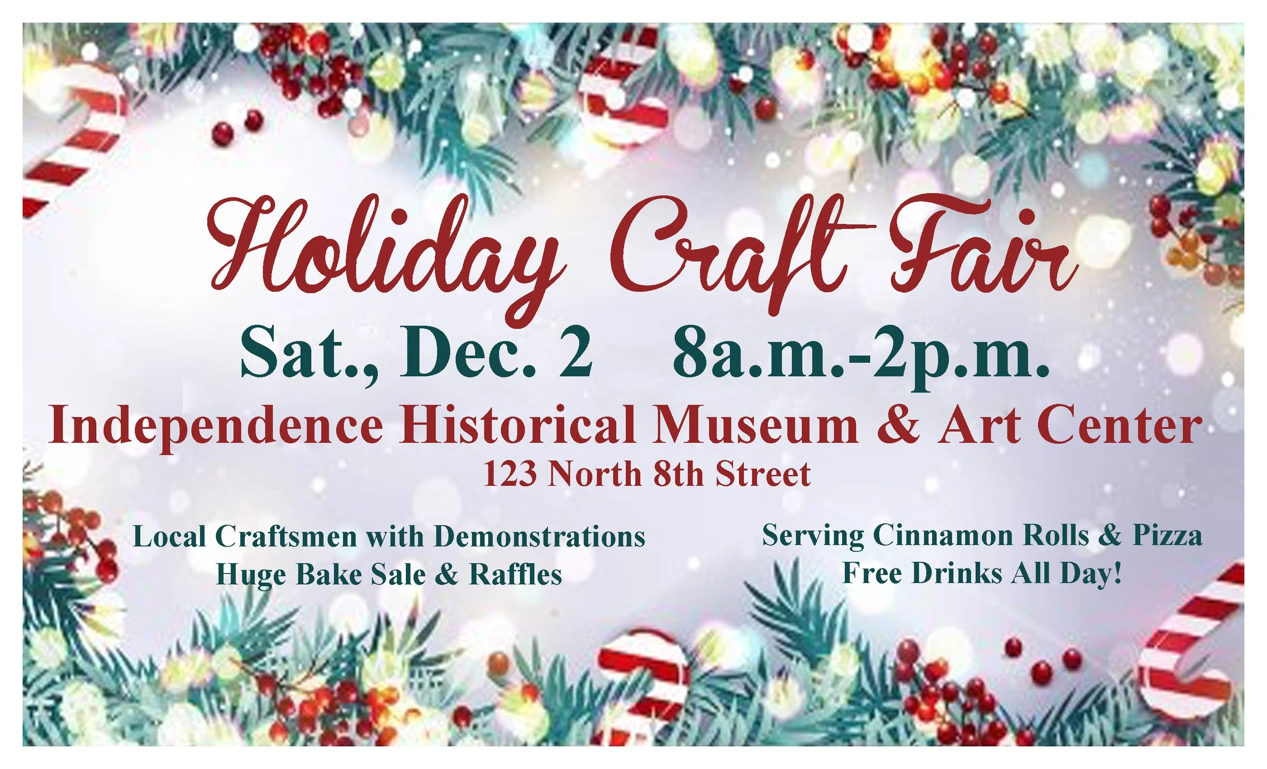 Holiday Craft Fair — Independence Historical Museum & Art Center